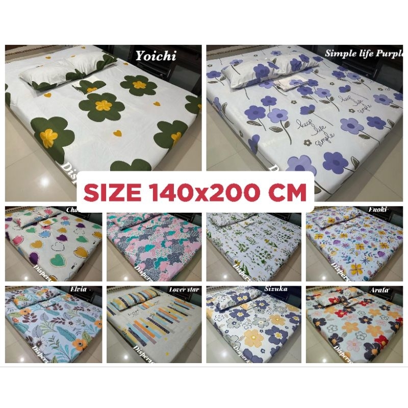 Jual SPREI UKURAN 140X200 SEPREI ABSTRAK BUNGA KARAKTER MOTIF SEPEREI ...