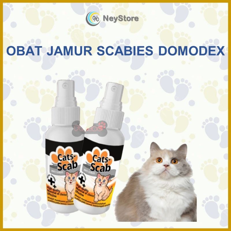 Jual CATS-SCABS Obat Jamur Kucing Scabies Demodex Impetigo Jamur Kutu ...