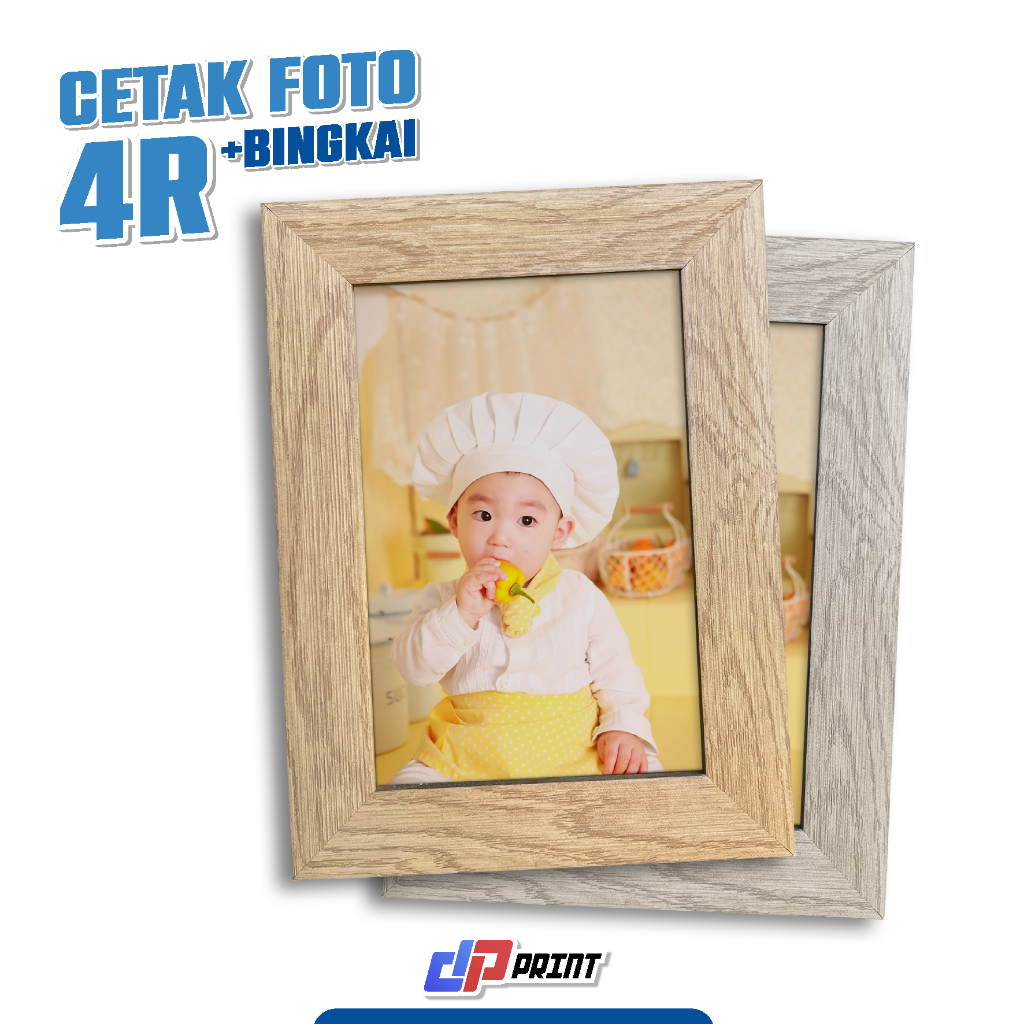 Jual Cetak foto plus bingkai ukuran 4r | bingkai 4r | Shopee Indonesia