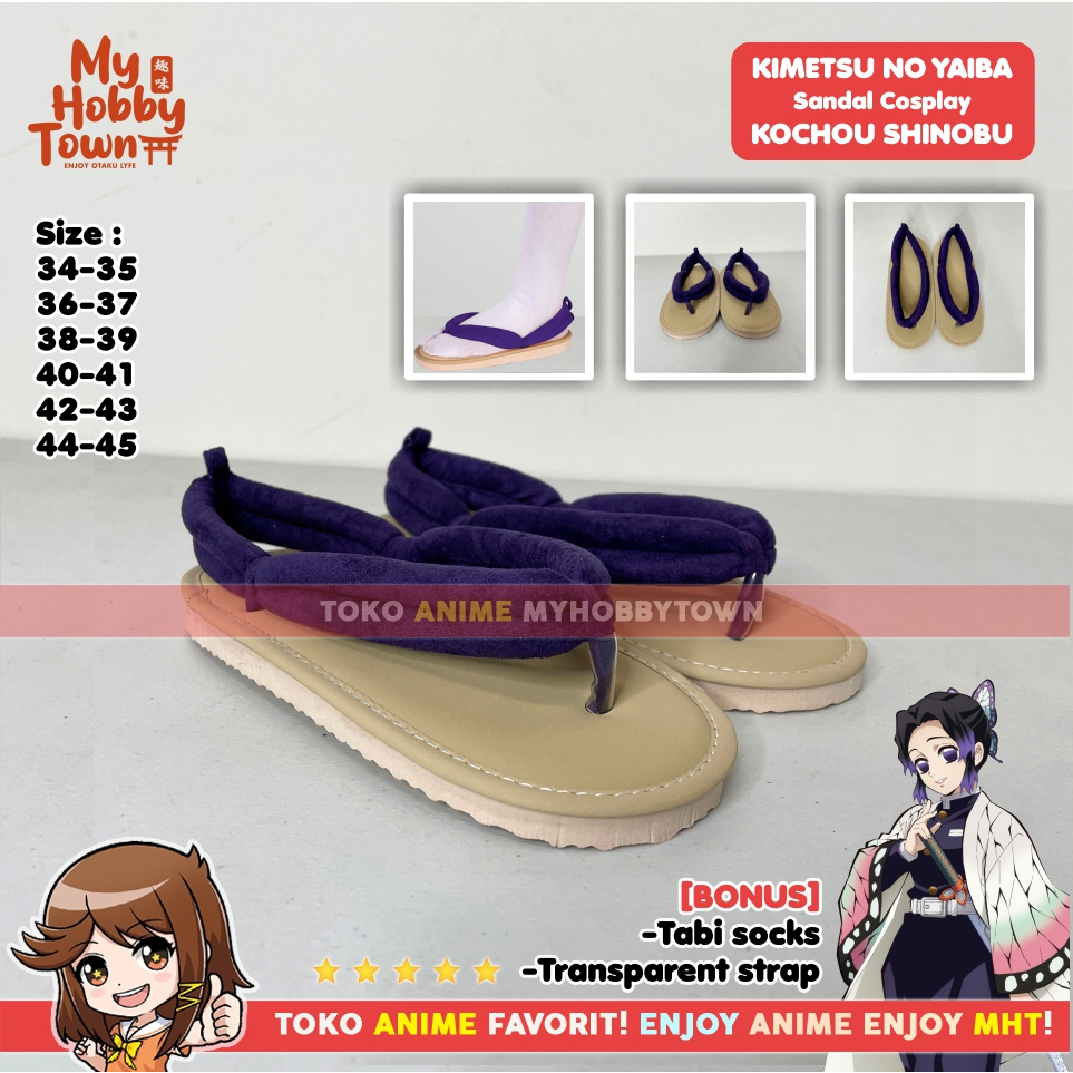 Jual Sandal Anime Kimetsu no Yaiba Demon Slayer Hashira Samurai Kamado ...