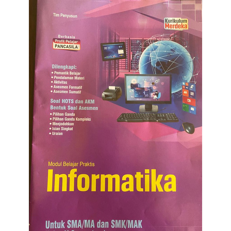 Jual INFORMATIKA X SMA / SMK / MA Ganjil Kurikulum Merdeka | Shopee ...