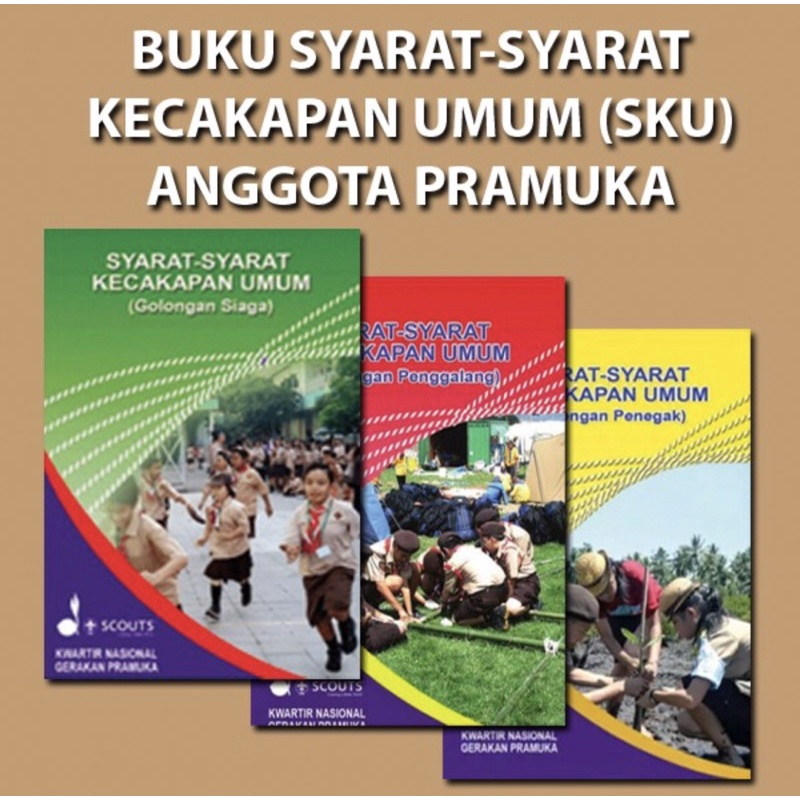 Jual Buku SKU Pramuka syarat kecakapan umum siaga penggalang penegak ...