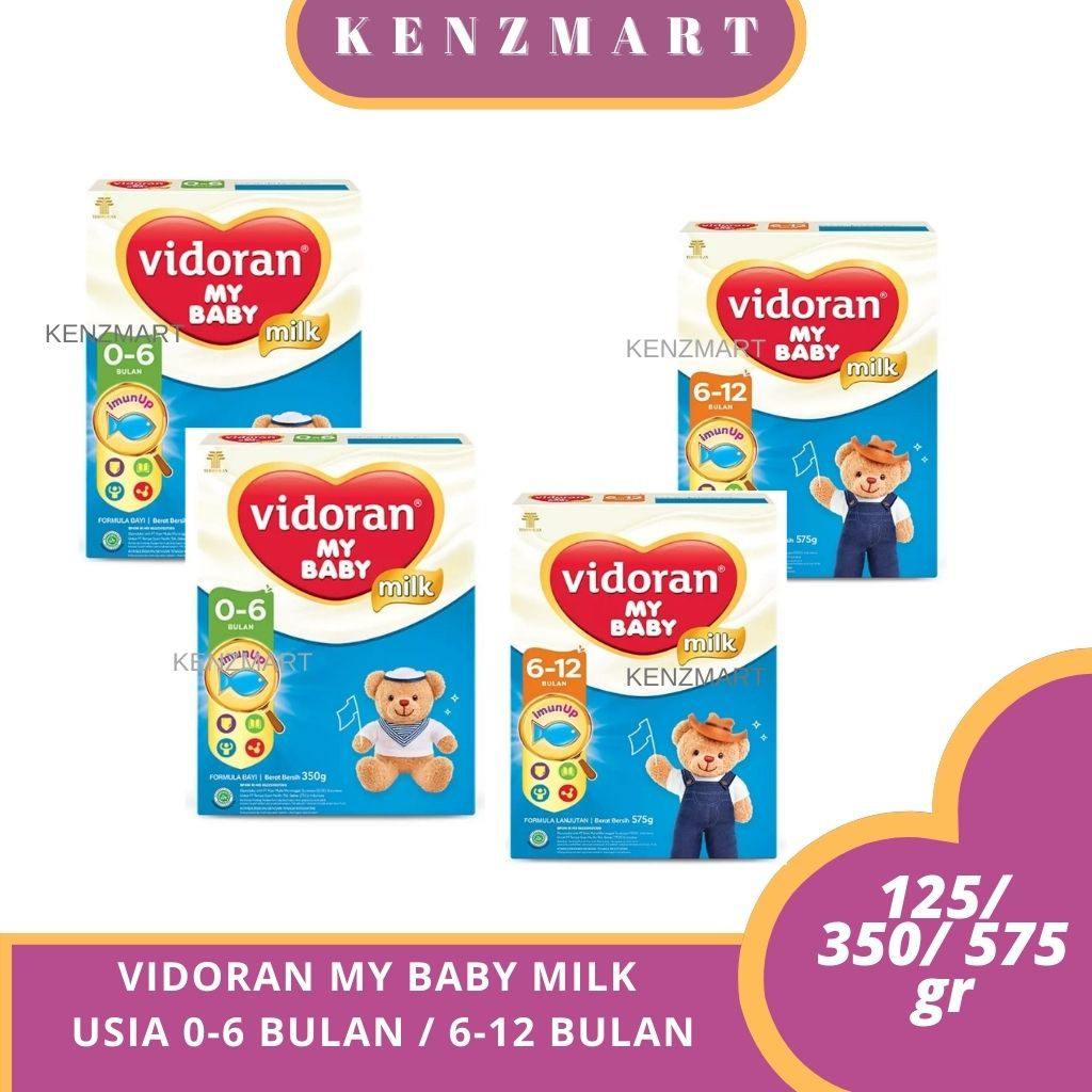 Jual Susu Vidoran My Baby Nutriplex 125 gr , 350 gr & 575 gr Usia 0-6 ...