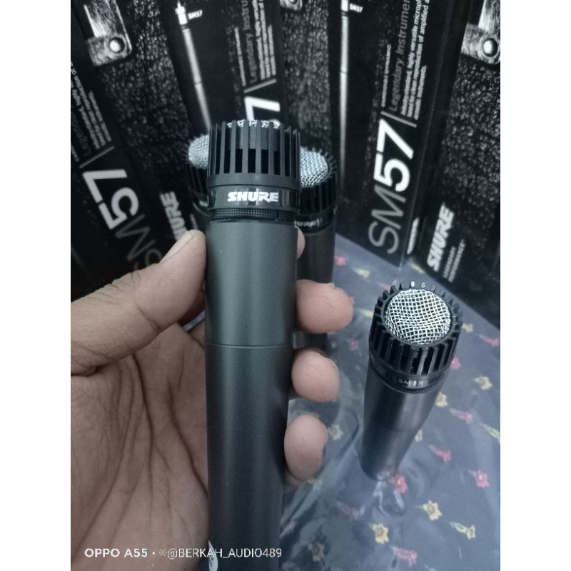 Jual MIC / MIK / MIKROFON SHURE SM57 BODY FULL BESI | Shopee Indonesia