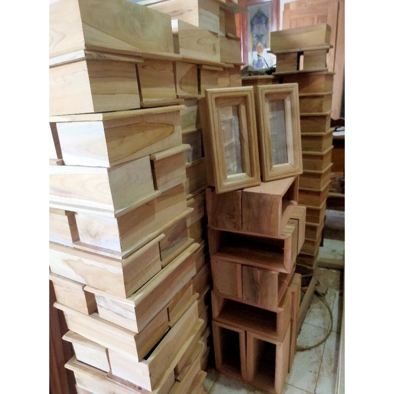 Jual Angin angin rumah / loster kayu jati lebih tebal kuat / angin ...