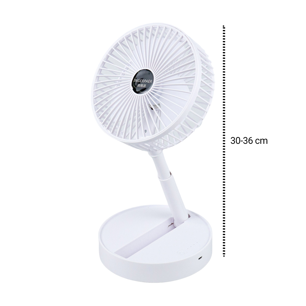 Jual Kipas Angin Standing Portable Rechargeable 1200mAh | Shopee Indonesia