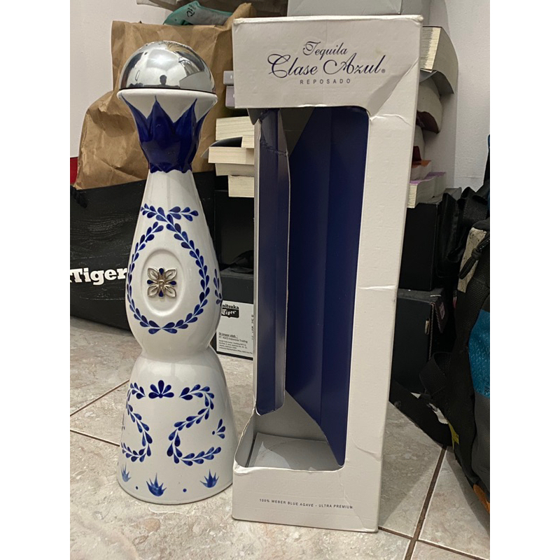 Jual botol bekas azul reposado with box | Shopee Indonesia
