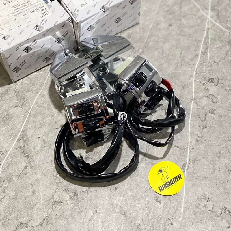 Jual Saklar Switch Panel Full-Set Include Tombol Original Vespa Sprint ...