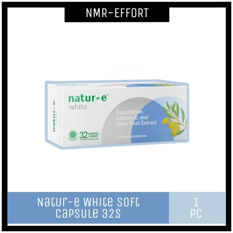 Jual Natur-E White Soft Capsule 16s & 32s - Suplemen Vitamin E + L ...