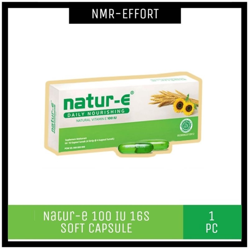 Jual Natur-e HIJAU 100 IU Soft Capsule 16s - Vitamin E | Shopee Indonesia