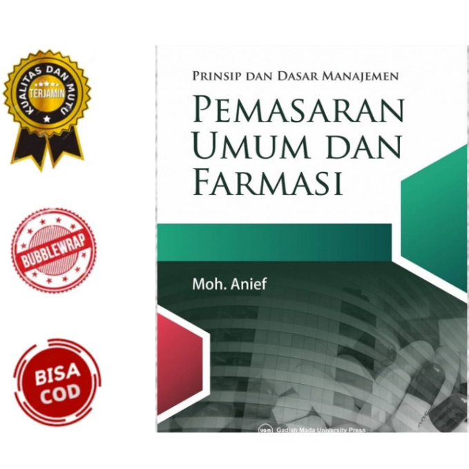 Jual Buku Prinsip dan Dasar Manajemen Pemasaran Umum dan Farmasi - Moh. Anief | Shopee Indonesia
