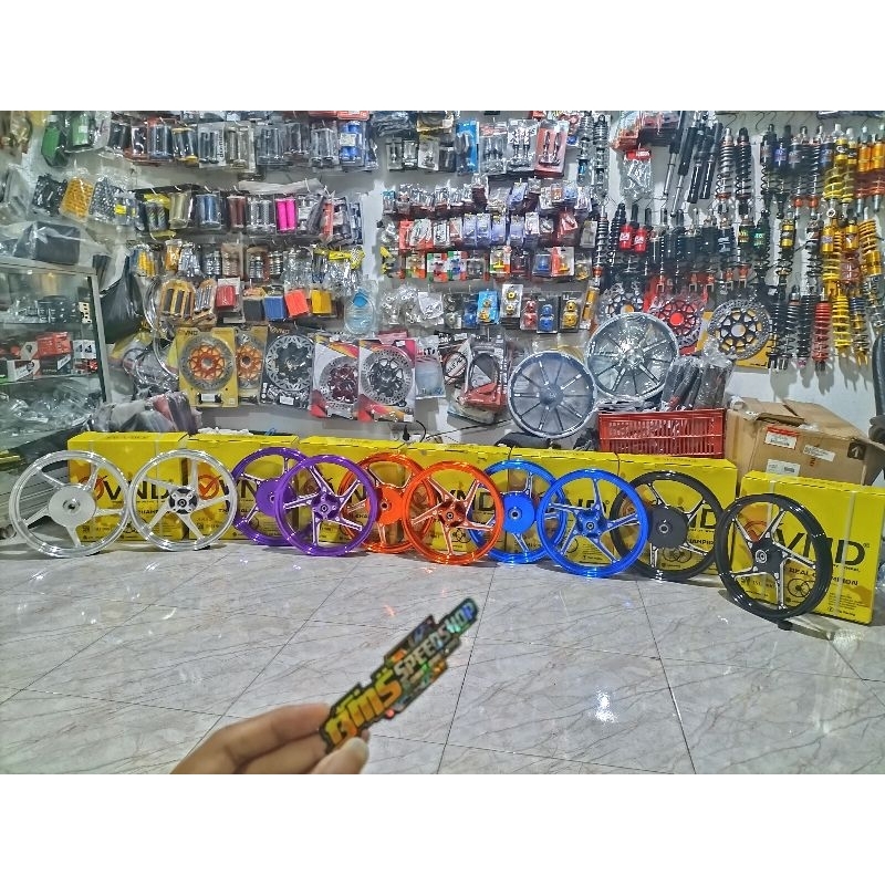Jual VELG VND AK55 MODEL ENKEI HYLOS RING 14 MIO SPORTY.MIO KARBU.FINO KARBU.SHOL GT,MIO J.MIO ...