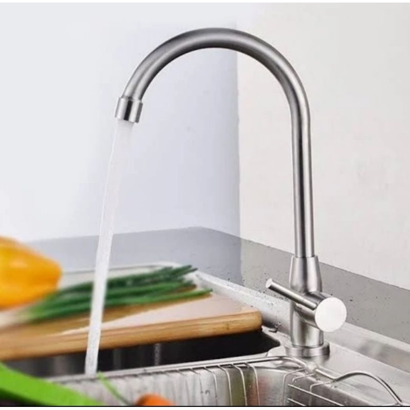 Jual kran kitchen sink stainless model pipa kran bak cuci piring ...