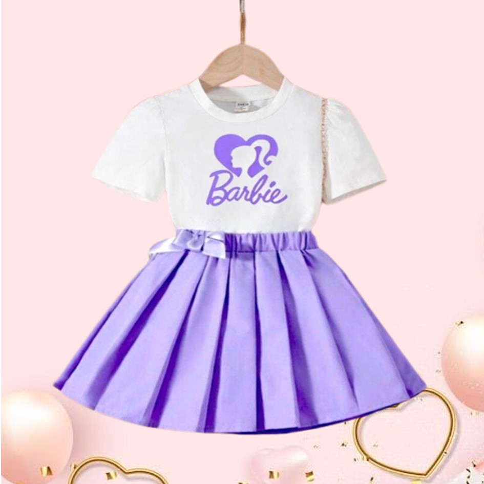 Jual Baju barbie anak perempuan 1-6 tahun casual premium Setelan baju ...