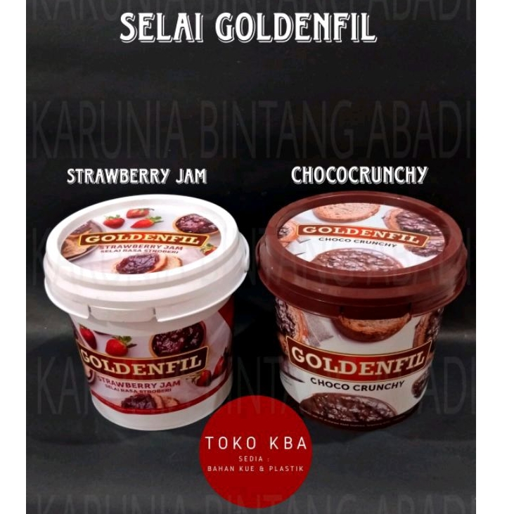 Jual Goldenfil Jam Selai Rasa Stroberi Coklat 1 Kg ( Strawberry | Choco ...