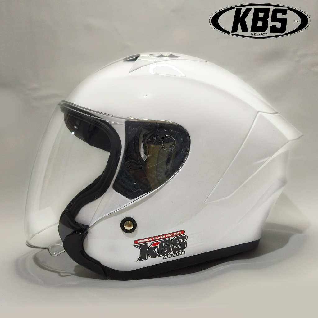 Jual Helm Half Face KBS KYOTO Putih / Helm PREMIUM Untuk Pria Dan ...