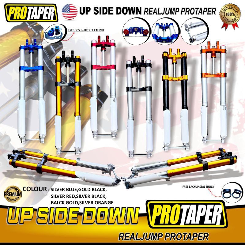Jual UPSIDEDOWN USD UPSIDE DOWN SHOCK DEPAN KLX CROSS EXPEDITION /PROTAPER REAL JUMP KLX CRF WR ...