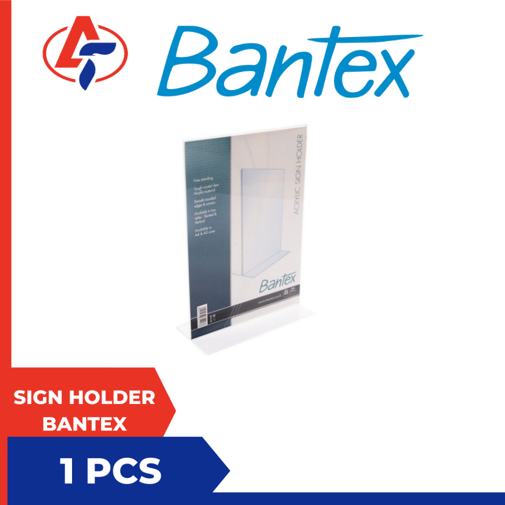 Jual acrylic sign holder bantex A5 | Shopee Indonesia