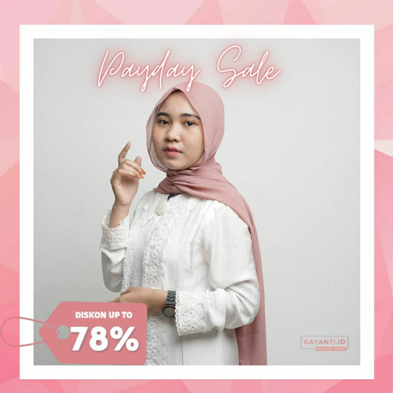 Jual JILBAB PASHMINA CERUTY BABYDOLL HIJAB PREMIUM 180 X 75 MINA SHAWL | Shopee Indonesia