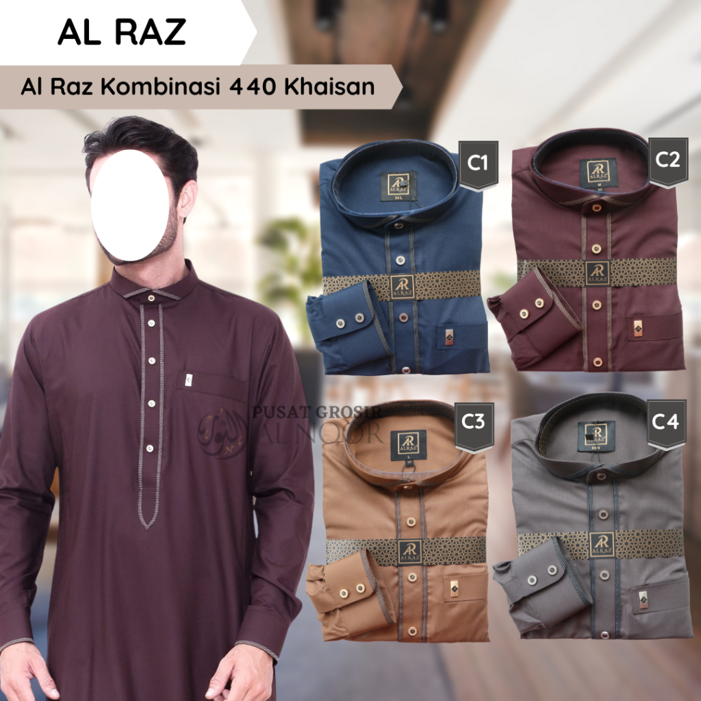 Jual Jubah Saudi | Gamis Pria | Al Raz Kombinasi Warna Manset - Pusat ...