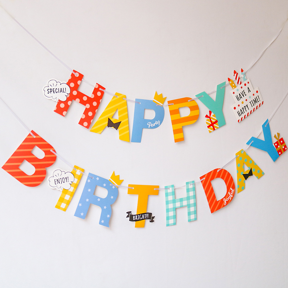 Jual Banner Happy Birthday, Banner HBD, Banner Ulang Tahun, Banner Kue ...