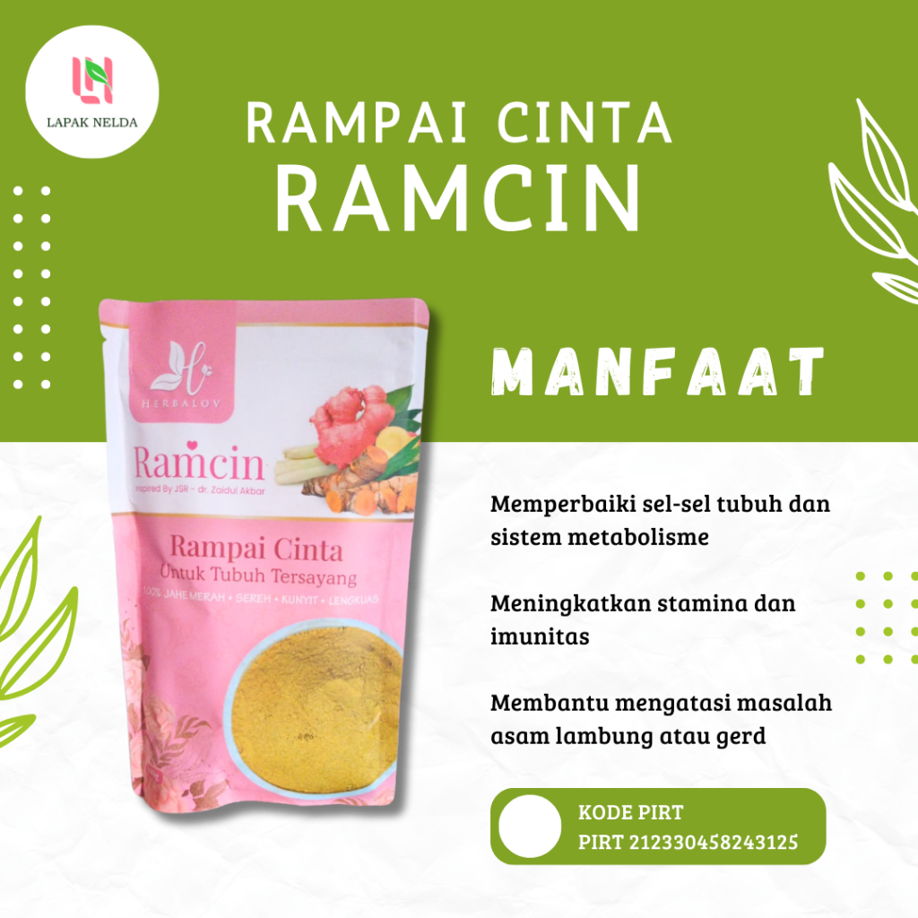 Jual RAMCIN HERBALOV| RAMUAN CINTA | RAMCIN DIET DBH HERBALOV Ramuan ...