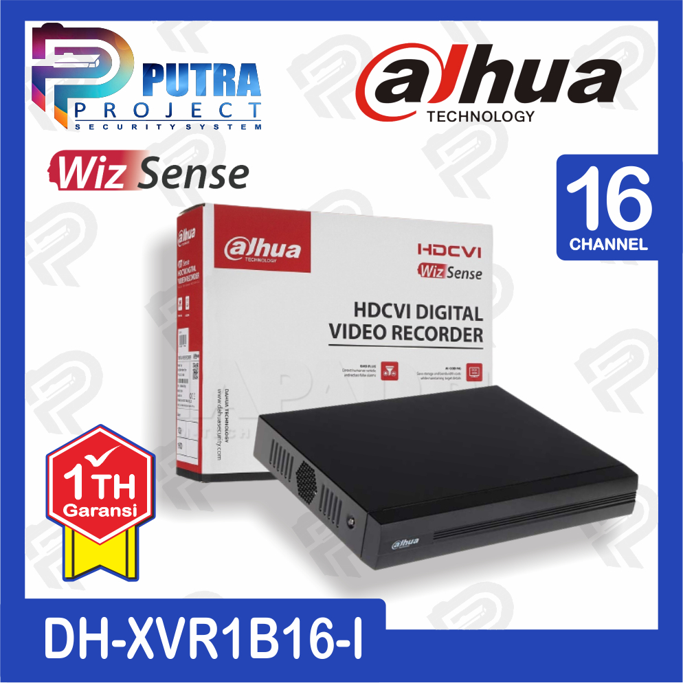 Jual DVR Dahua DH-XVR1B16-I / XVR Dahua 2MP 16 Channel | Shopee Indonesia