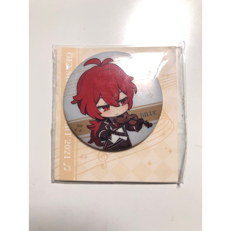 Jual Official genshin impact merch diluc badge | Shopee Indonesia