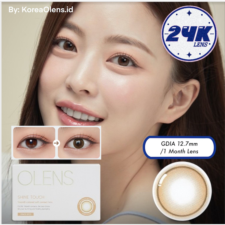 Jual SOFTLENS OLENS KOREA ORI NEW JEANS BLACKPINK LENS SHINE TOUCH ...