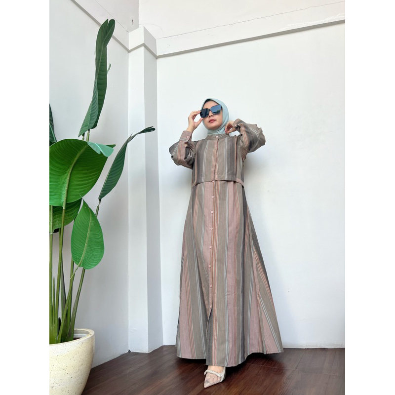 Jual dress triset/dress katun/dress athayaa/dress triset | Shopee Indonesia