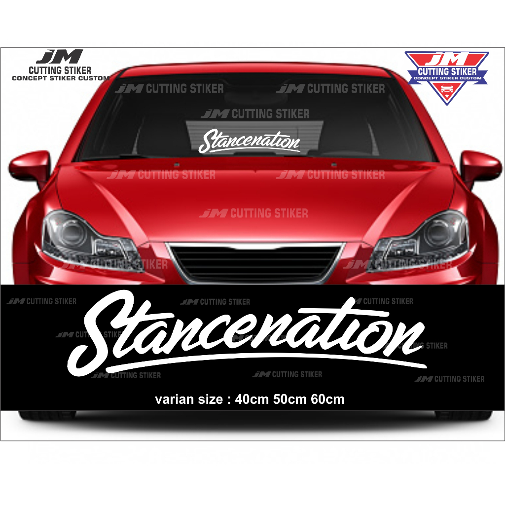 Jual cutting stiker kaca stancenation stiker variasi kaca mobil ...