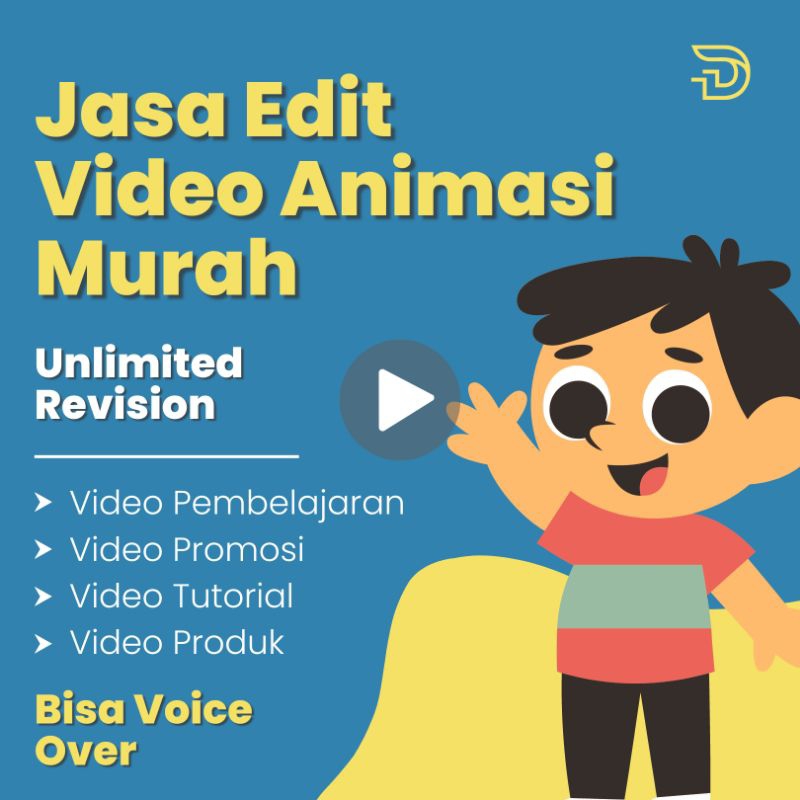 Jual Jasa Pembuatan Video editing animasi kartun karakter | Shopee ...