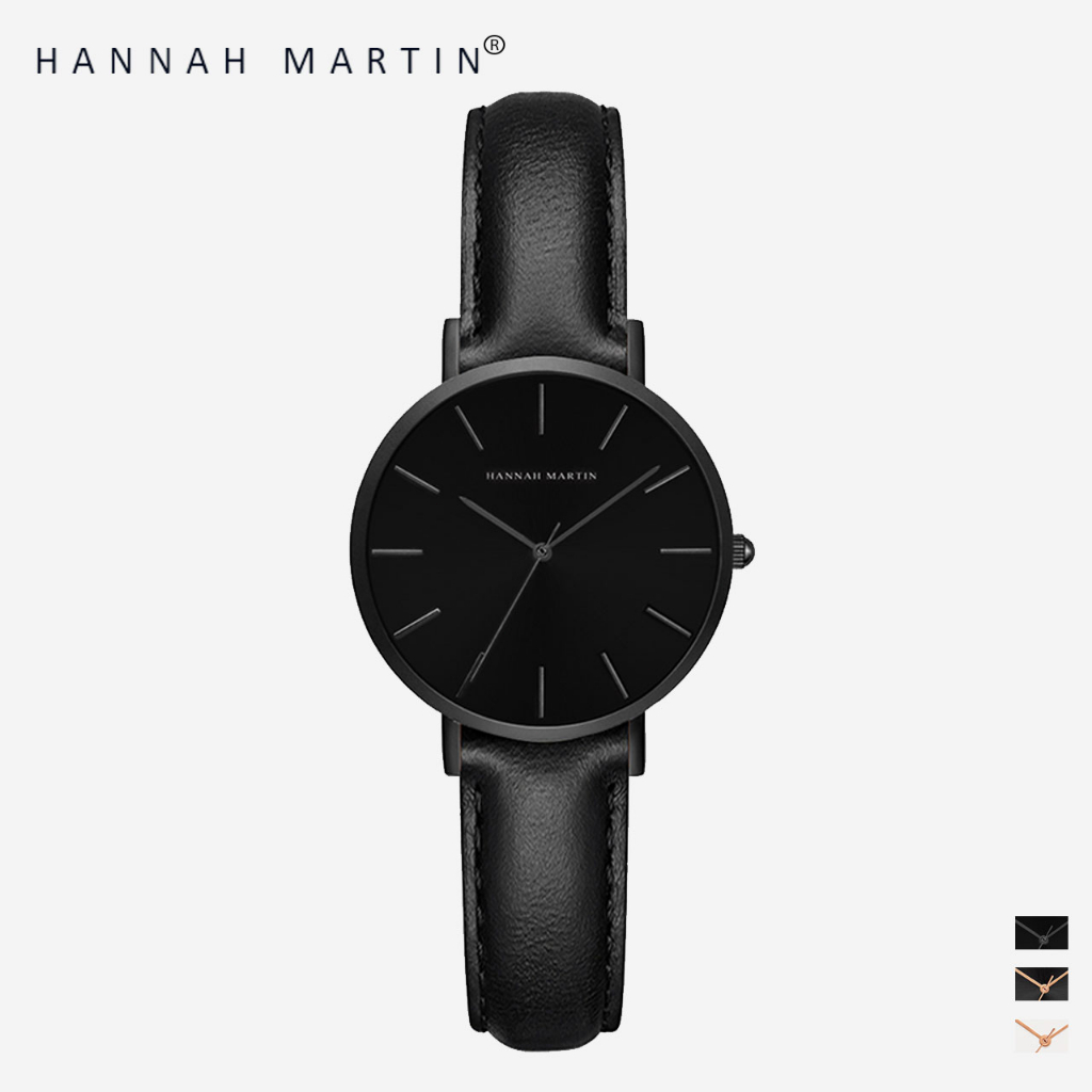 Jual HANNAH MARTIN Jam Tangan Wanita Sangat tipis 100% Original Fashion ...