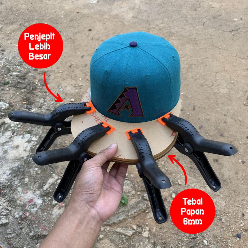 Jual UPDATE!! Alat Press Visor Topi / Pengeras Visor Topi Alat Reshape ...