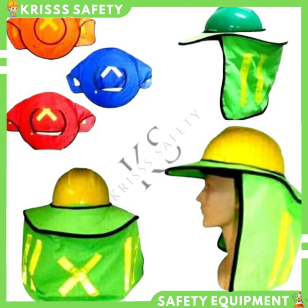 Jual Topi pelindung panas matahari / Topi proyek (Sunbrim) | Shopee ...