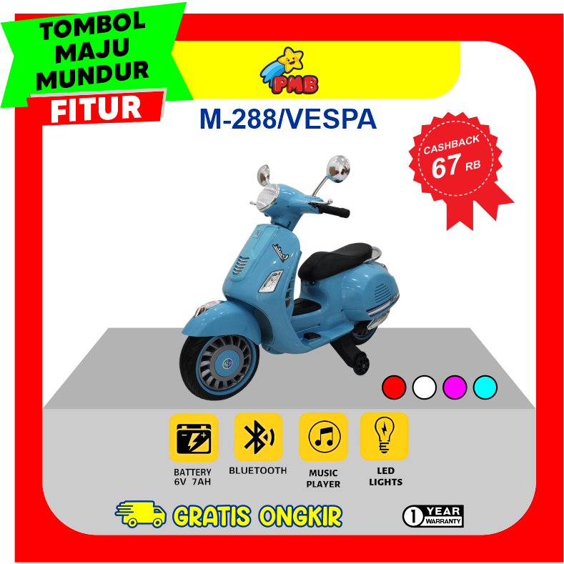 Jual Motor Aki Mainan Anak [PMB M-288] | Shopee Indonesia