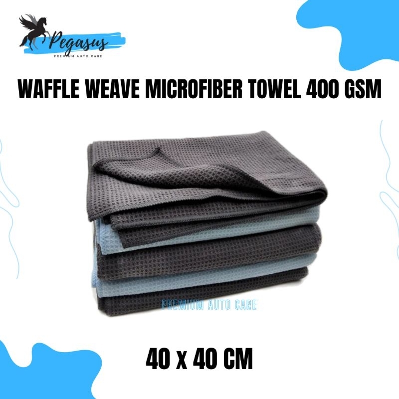 Jual Lap Microfiber Waffle Towel / Water Magnet Drying Towel / Lap Kaca ...