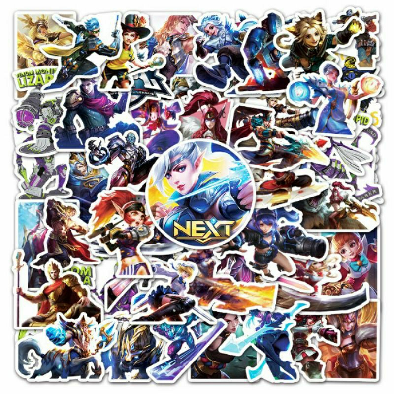 Jual Stiker Cutting Hero MOBILE LEGENDS Vinyl Stiker MLBB Stiker Laptop ...