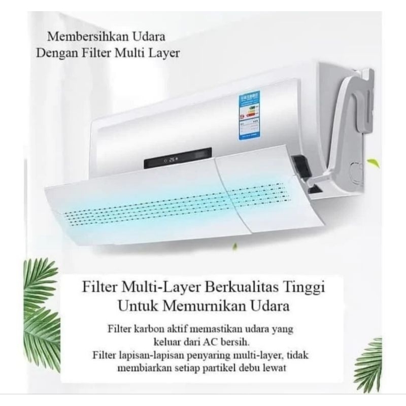 Jual Reflektor Udara Penahan Angin AC Talang AC Akrilic Cover Ac ...