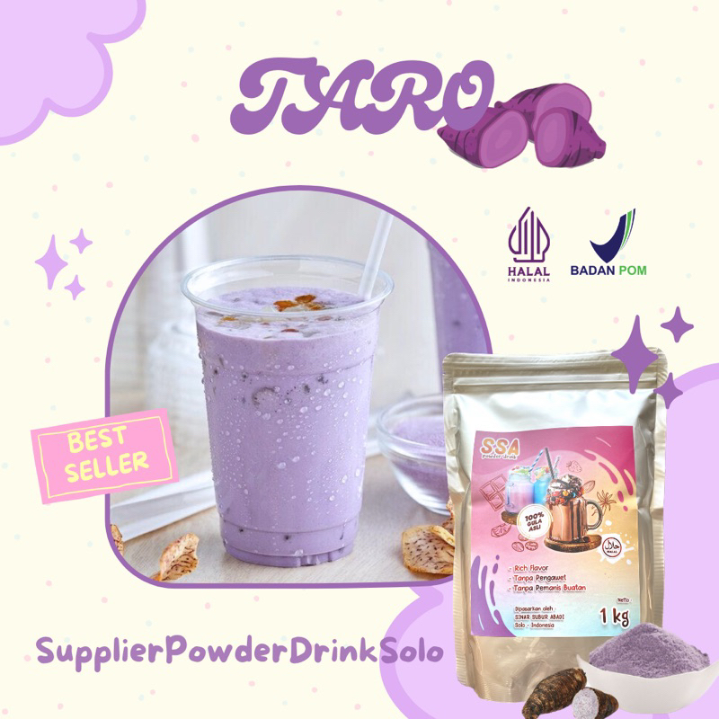 Jual Powder Drink Taro 1 KG / bubuk minuman rasa Taro | Shopee Indonesia