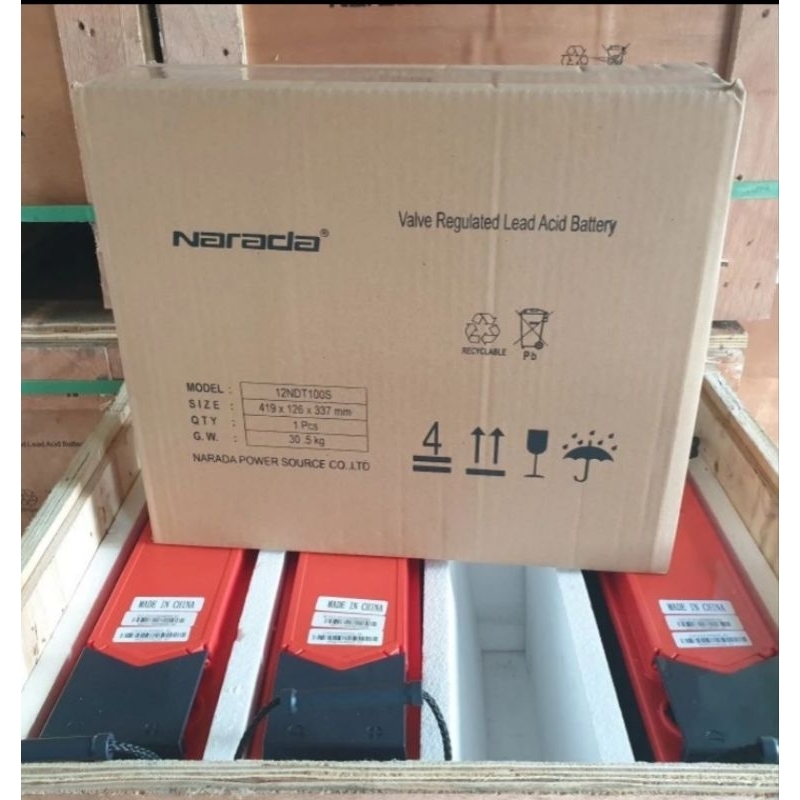 Jual Baterai VRLA Narada 12v 100Ah New | Shopee Indonesia