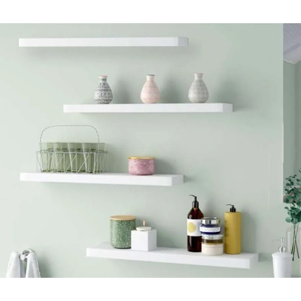 Jual Rak Dinding/Ambalan/Floating Shelf/Rak Melayang Kayu 60 x 15 x 4 ...