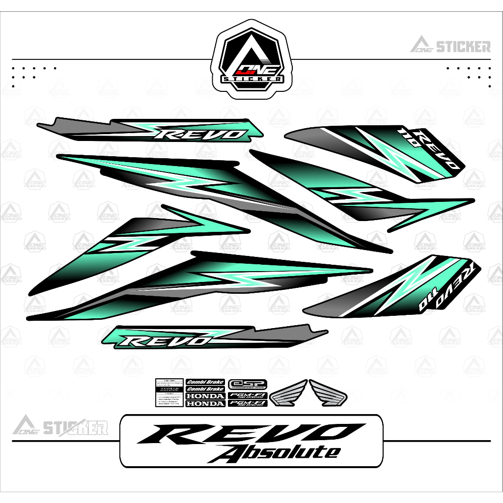 Jual STRIPING ABSLUT REVO / 9I / REVO ABSOLUT / REVO VERSION / STIKER ...