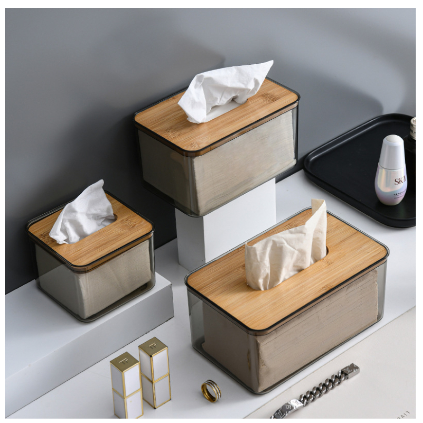 Jual KOTAK TISU TRANSPARAN TUTUP BAMBU KOTAK TISSUE KAMAR MANDI DAPUR ... Jual KOTAK TISU TRANSPARAN TUTUP BAMBU KOTAK TISSUE KAMAR MANDI DAPUR ...