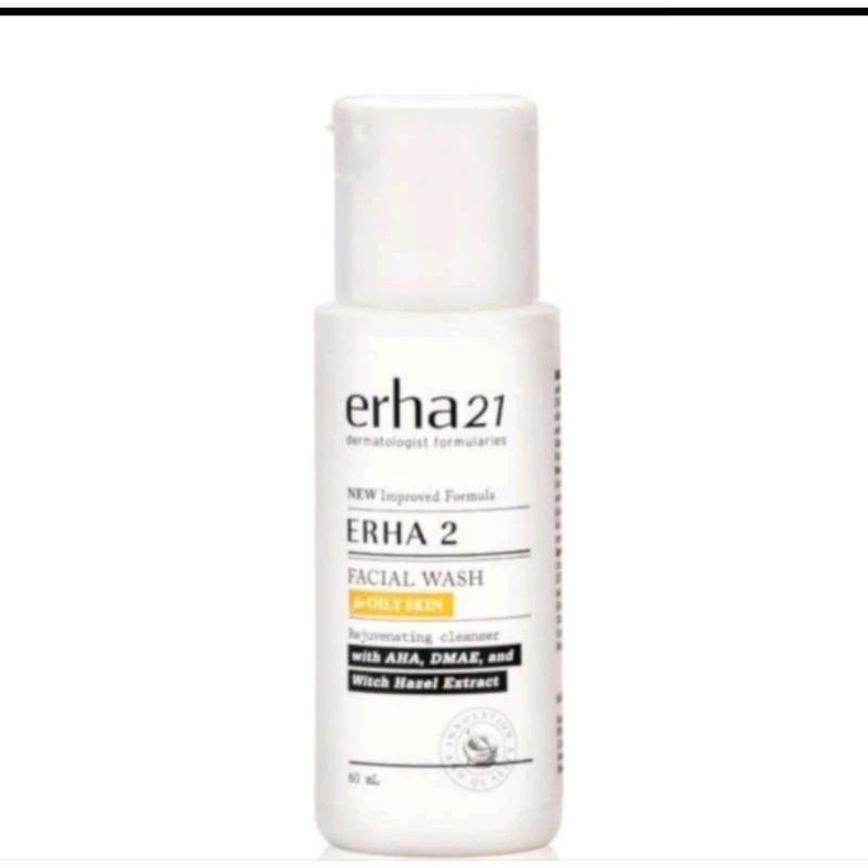 Jual Erha 2 facial wash for oily skin 60ml | Shopee Indonesia