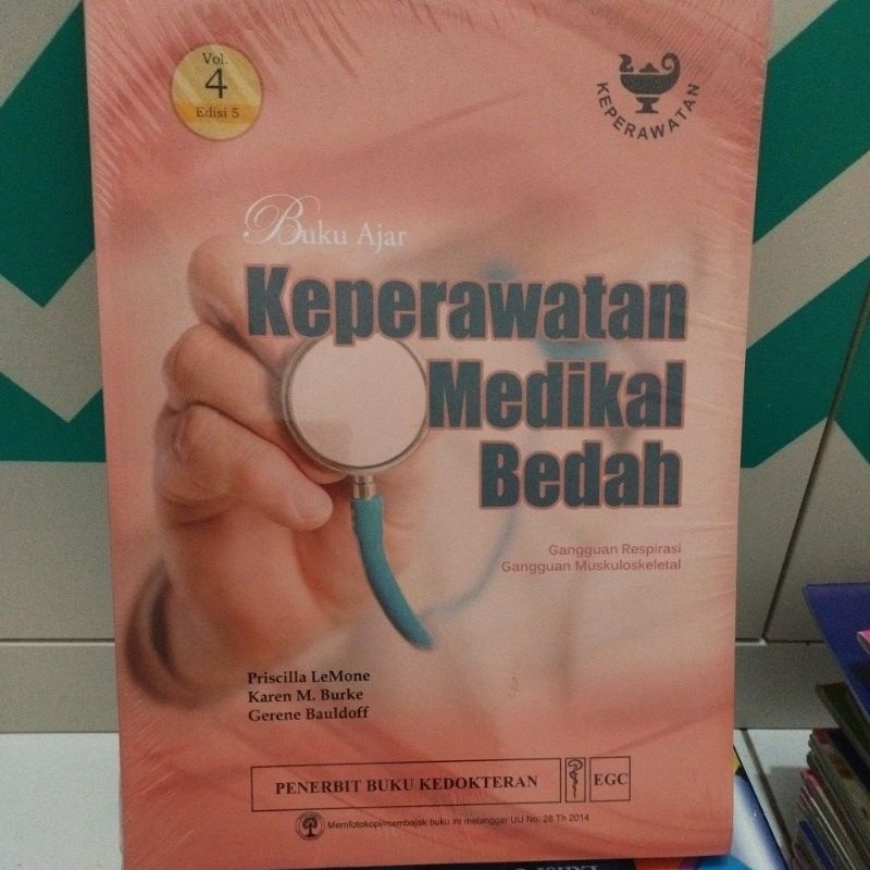 Jual BUKU AJAR KEPERAWATAN MEDIKAL BEDAH VOL. 4 EDISI 5 | Shopee Indonesia