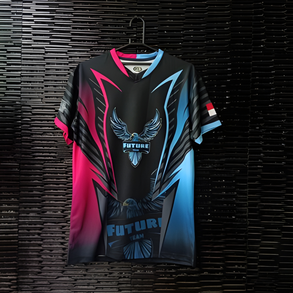 Jual Baju Gamers Esports Custom Fee Nickname dan Logo Team Freefire ...