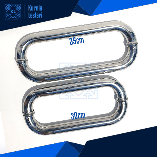 Jual Pull Handle Stainless C / Tarikan Handle Pintu Kaca C 30cm & 35cm ...