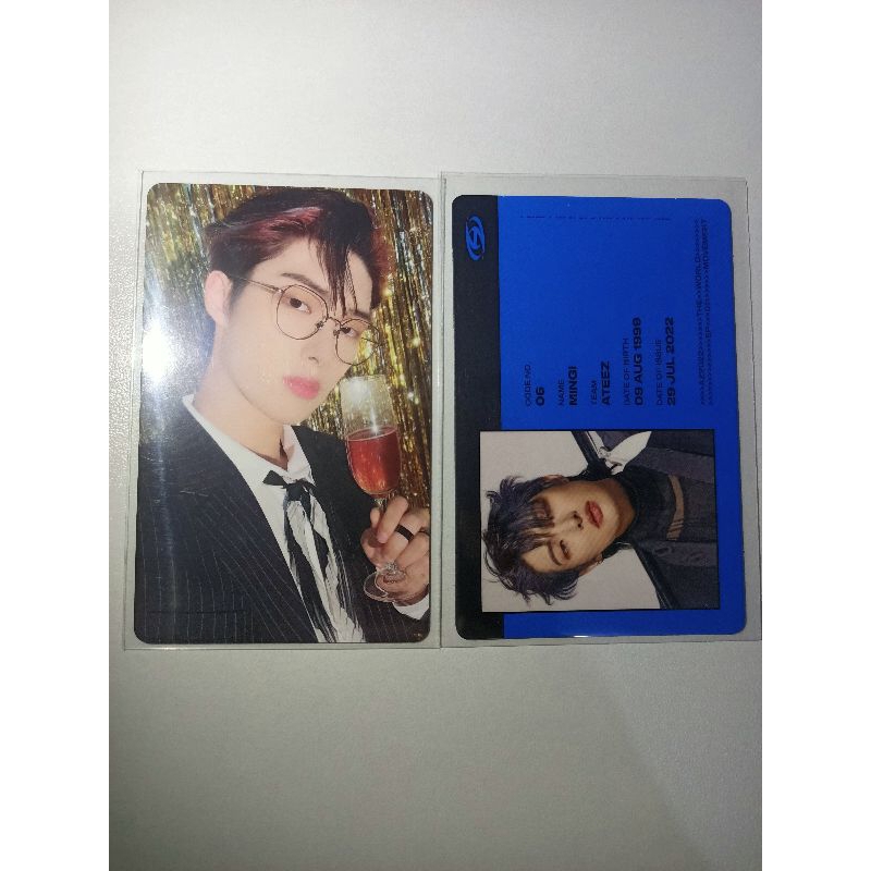 Jual ATEEZ SONG MINGI PHOTOCARD OFFICIAL | Shopee Indonesia