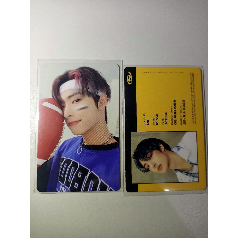 Jual ATEEZ SONG MINGI PHOTOCARD OFFICIAL | Shopee Indonesia